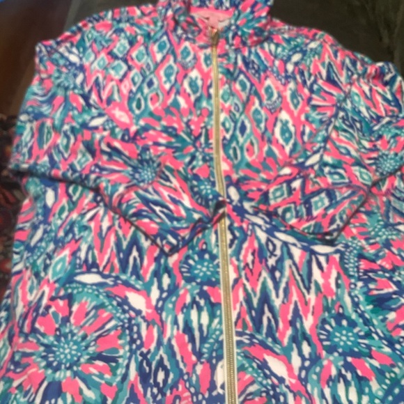 Lilly Pulitzer | Jackets & Coats | Lilly Pulitzer Small Zip Front ...